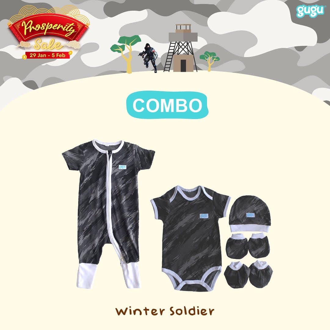 𝐏𝐫𝐨𝐬𝐩𝐞𝐫𝐢𝐭𝐲 𝐒𝐚𝐥𝐞 | 𝟐𝟗 𝐉𝐚𝐧 – 𝟓 𝐅𝐞𝐛 COMBO: Jumper Newborn Romper Set Material… - GUGU Malaysia